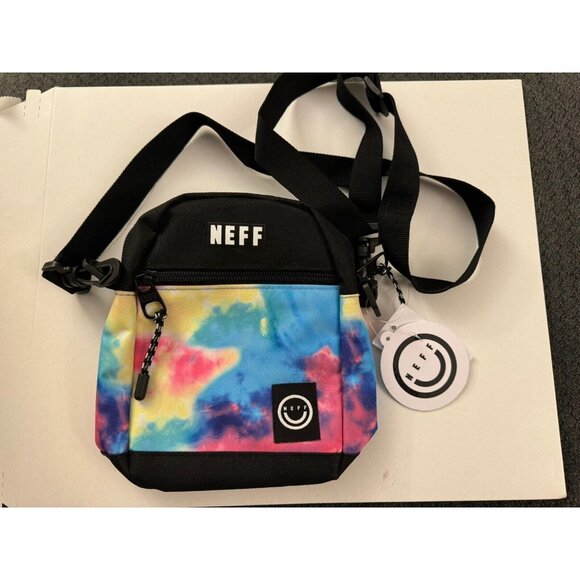 Neff | Bags | New Neff Tie Dye And Black Crossbody Bag Wadjustable ...
